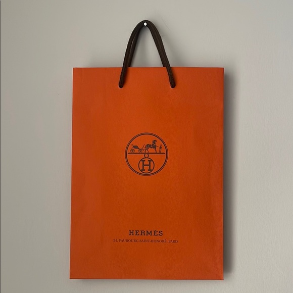 Hermes | Bags | Hermes Orange Shopping Bag | Poshmark
